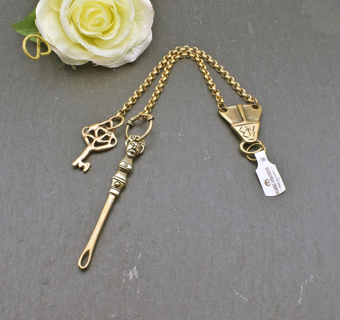 Viking Hygiene Set With Ear Spoon and Key - Norse Accessory for the ...