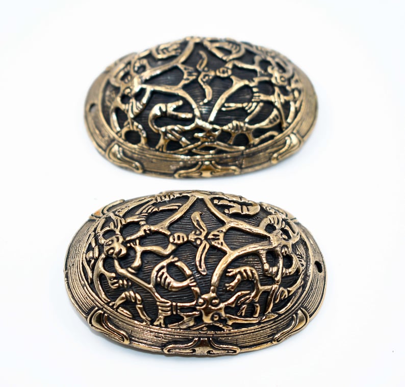 Viking Brooch Set by Öland Turtle Brooch for Viking | Etsy