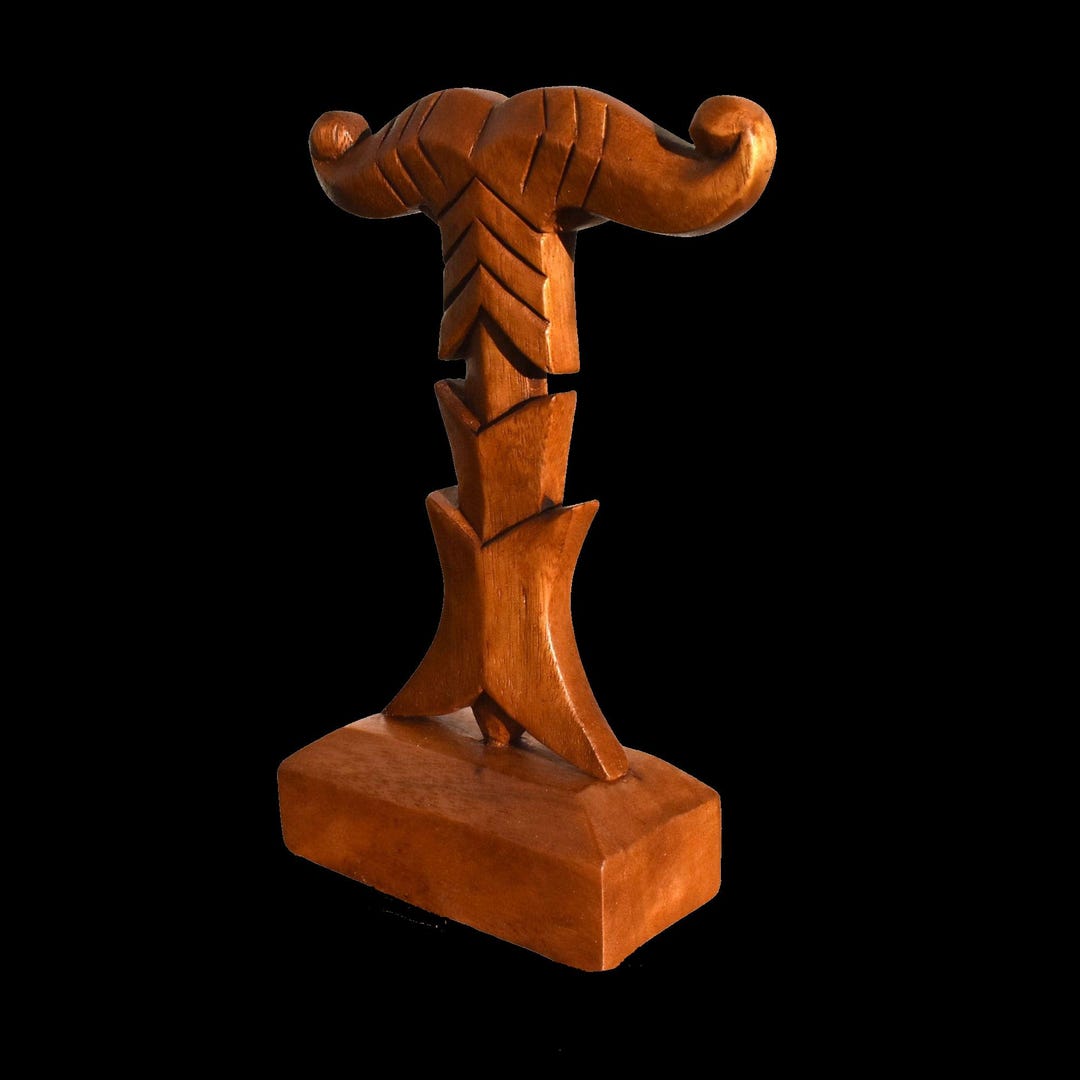 Your Irminsul: Germanic World Pillar Made of Acacia Wood, Approx. 20 Cm ...