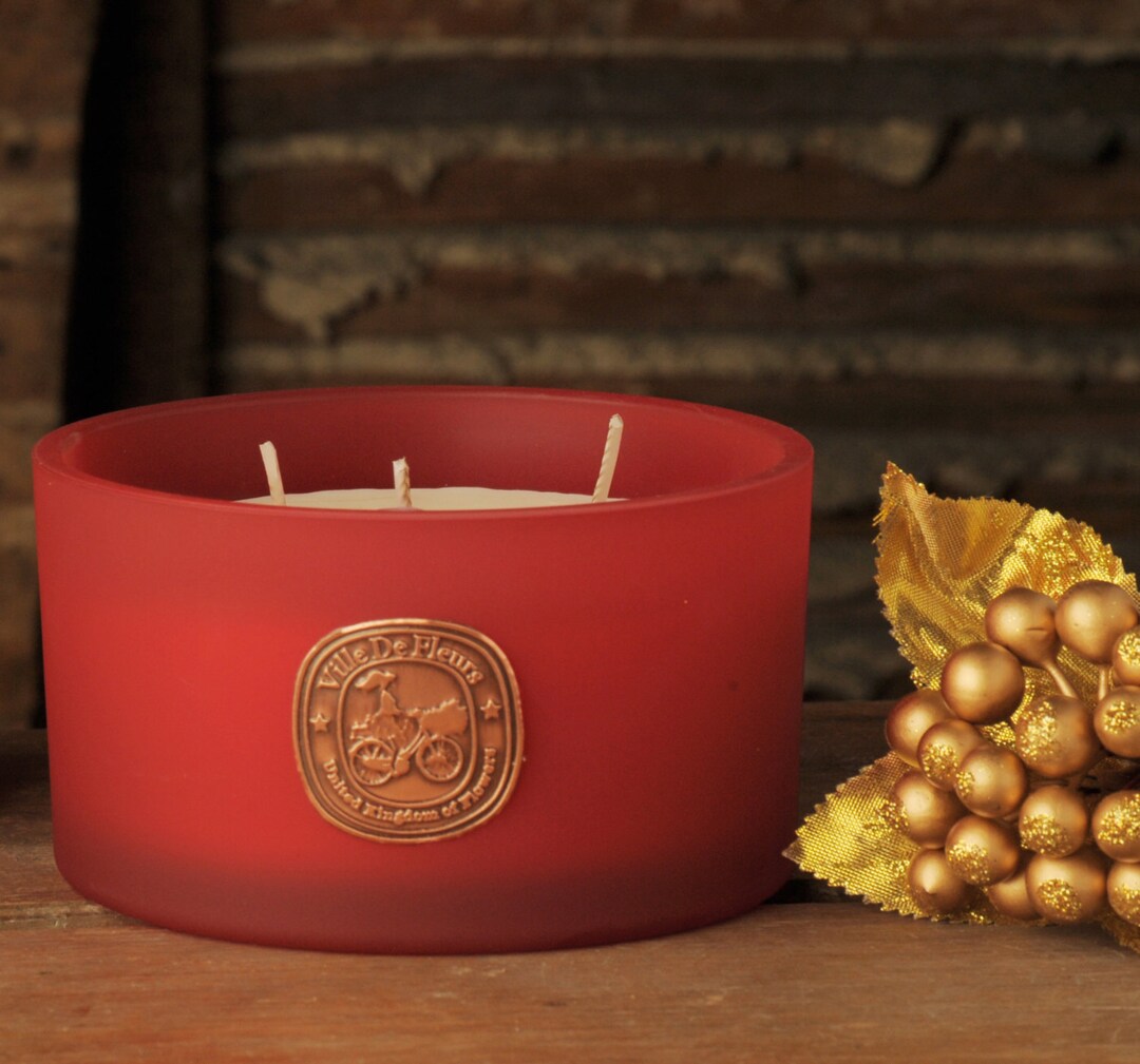 Victorian Christmas Soy Candle Ginger, Cinnamon, Clove and Orange Black ...