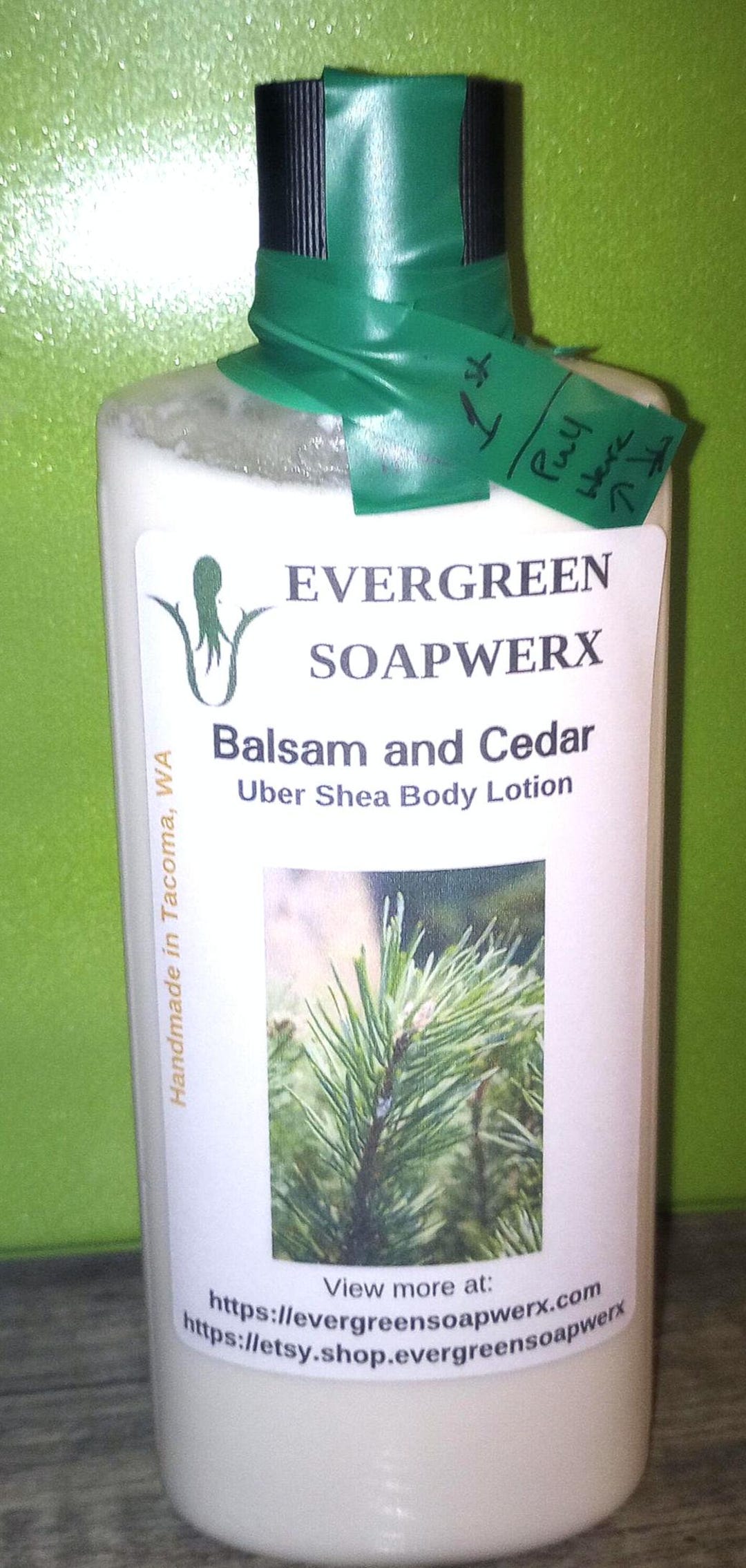 Balsam and Cedar Uber Shea Body Lotion, Vegan, Organic, Smells Great ...