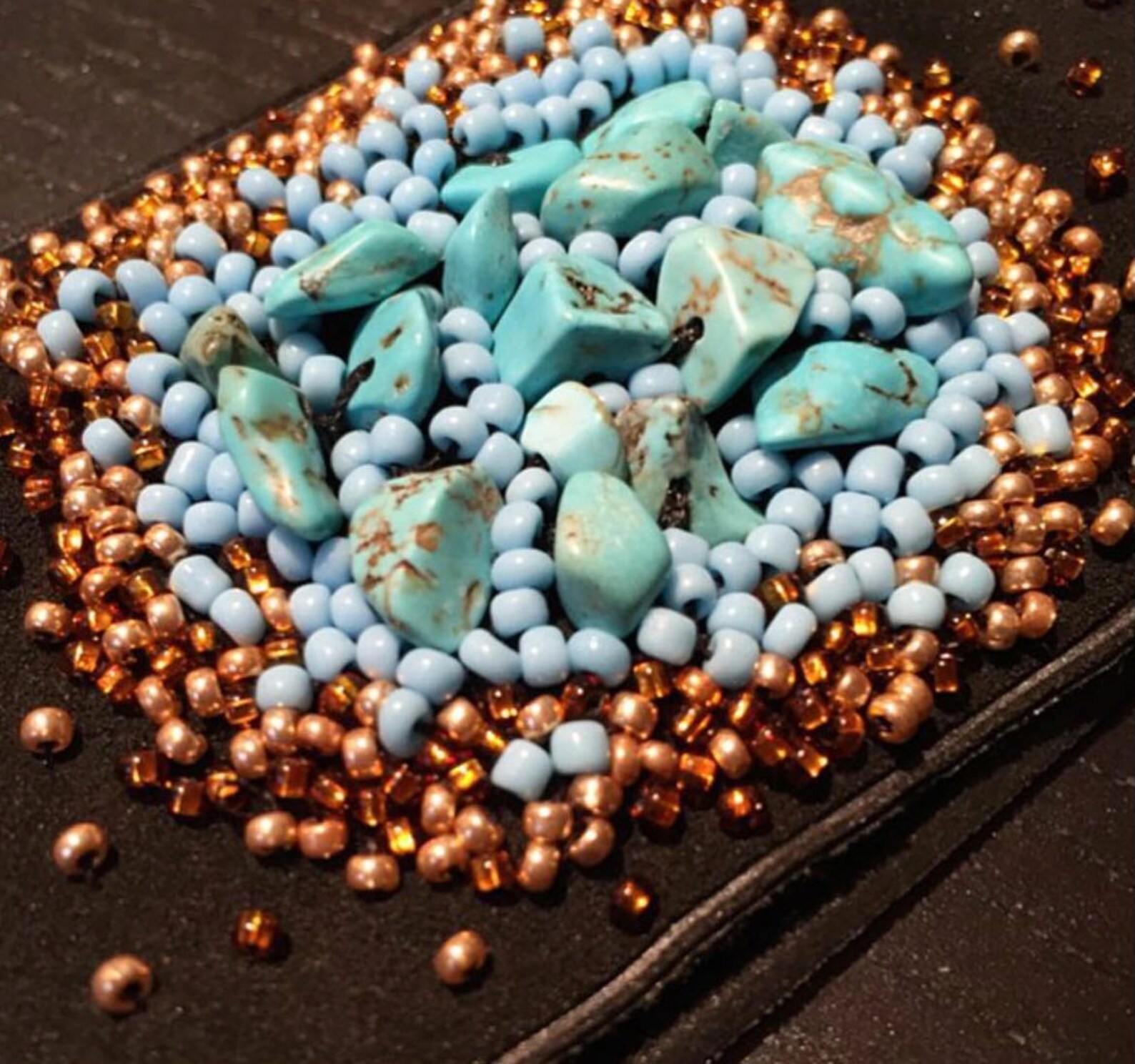 Birth Control Case Beaded Birth Control Case Blue Pill - Etsy