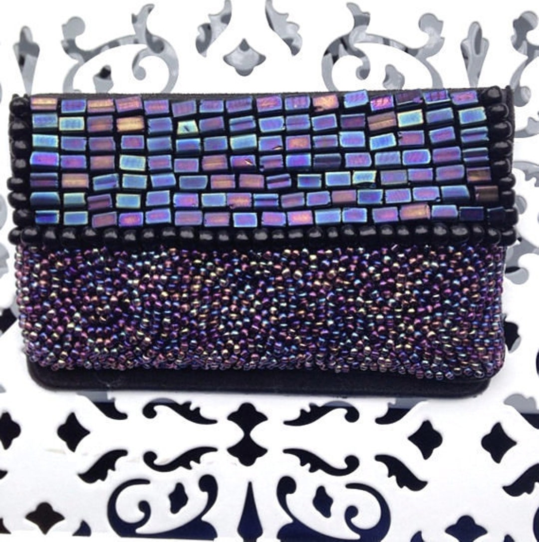 Metallic Birth Control Case | Beaded Birth Control Case | Metallic Pill ...