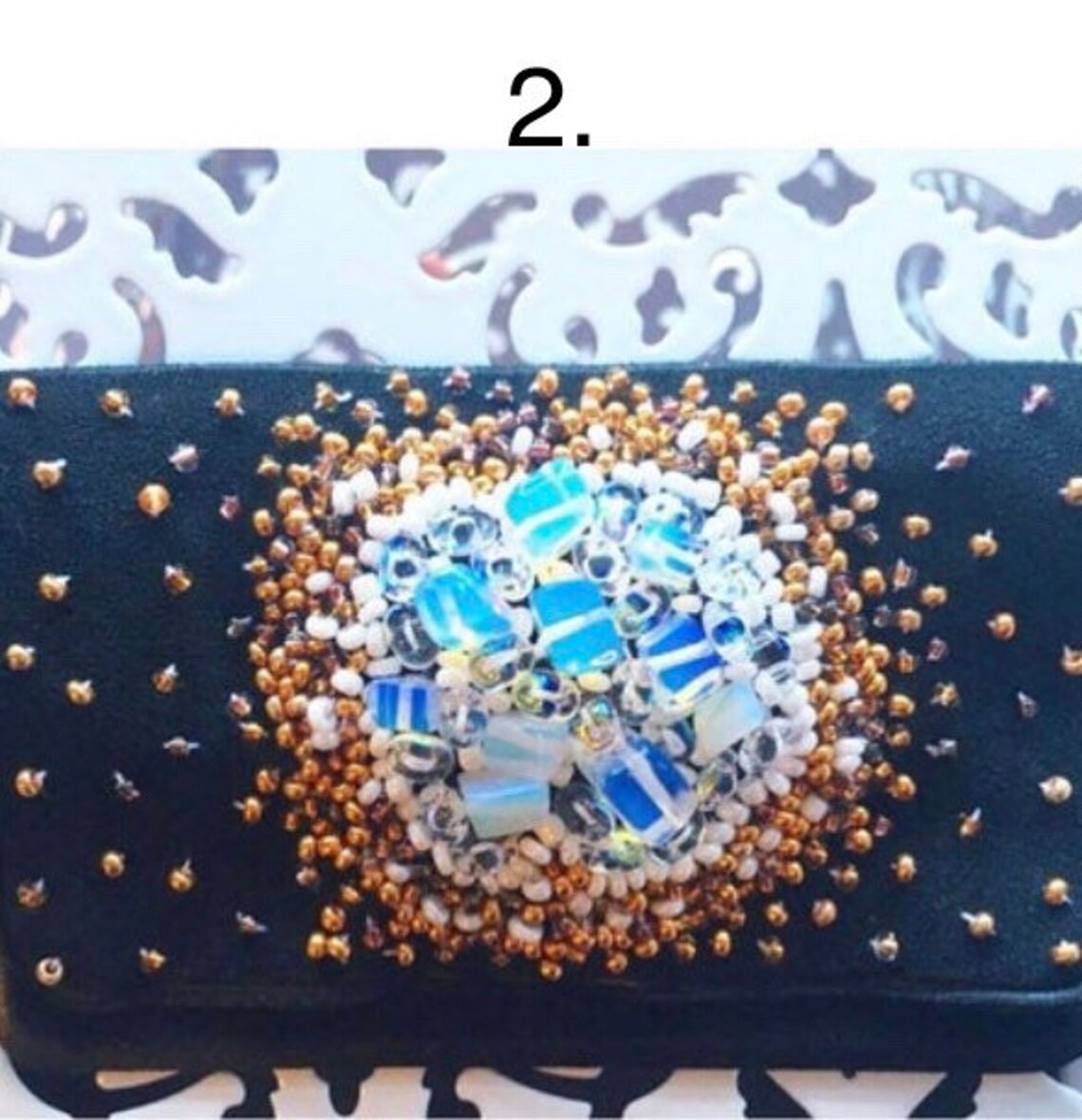 Birth Control Case Beaded Birth Control Case Blue Pill - Etsy