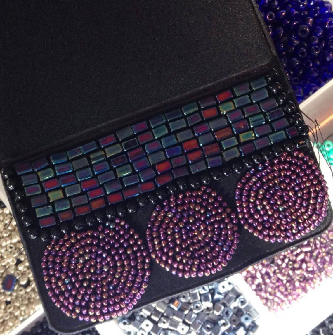 Metallic Birth Control Case Beaded Birth Control Case | Etsy