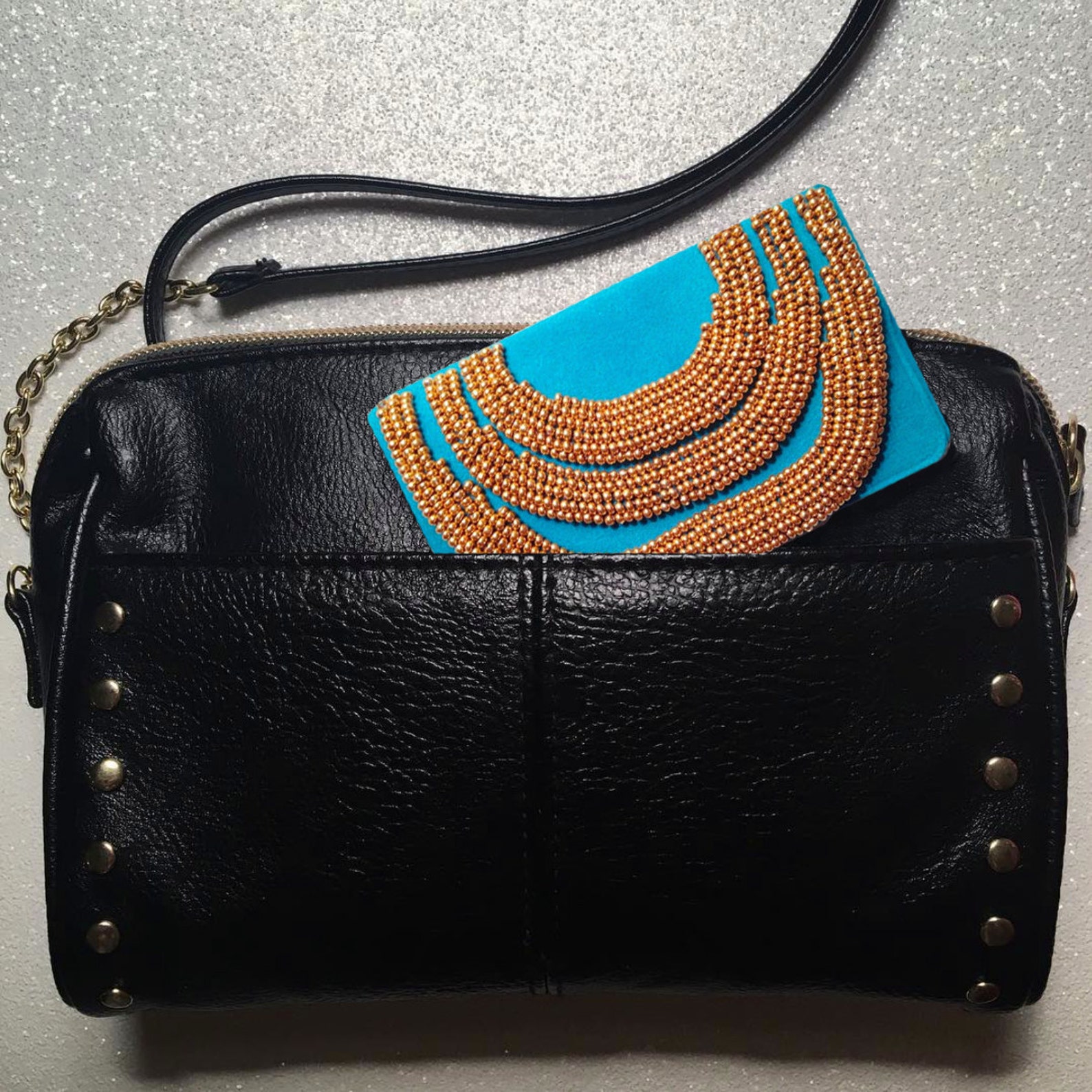 Gold Birth Control Case Beaded Birth Control Case Gold | Etsy