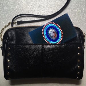 Birth Control Case Birth Control Sleeve Beaded Birth Control Case Blue ...