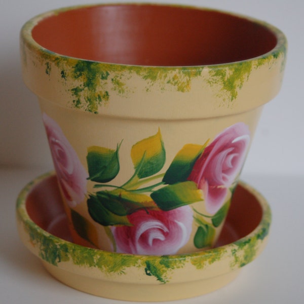 Hand Painted Roses - Etsy