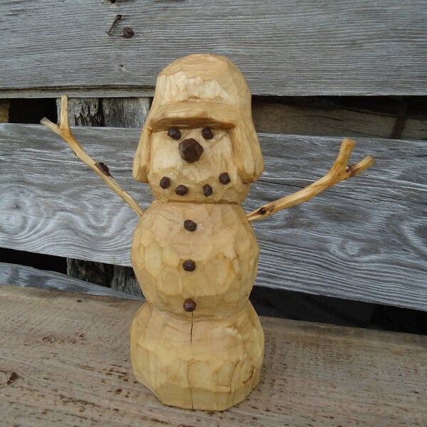Snowman Wood - Etsy