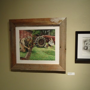 Farmall Art Rustic Art Father Daughter Art Original - Etsy