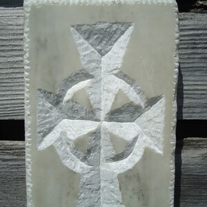 Carved Marble Cross, Carved White Marble, Celtic Cross, Carved Marble ...