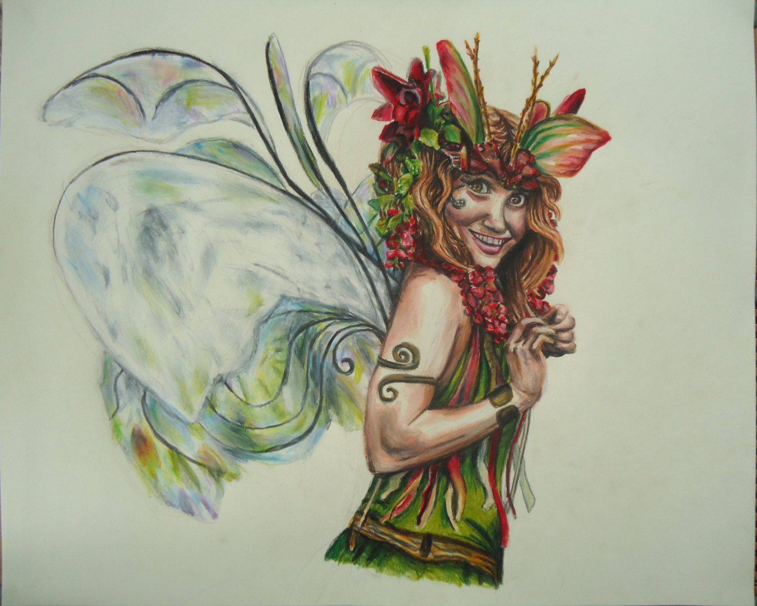 Fairy Drawings In Pencil For Kids