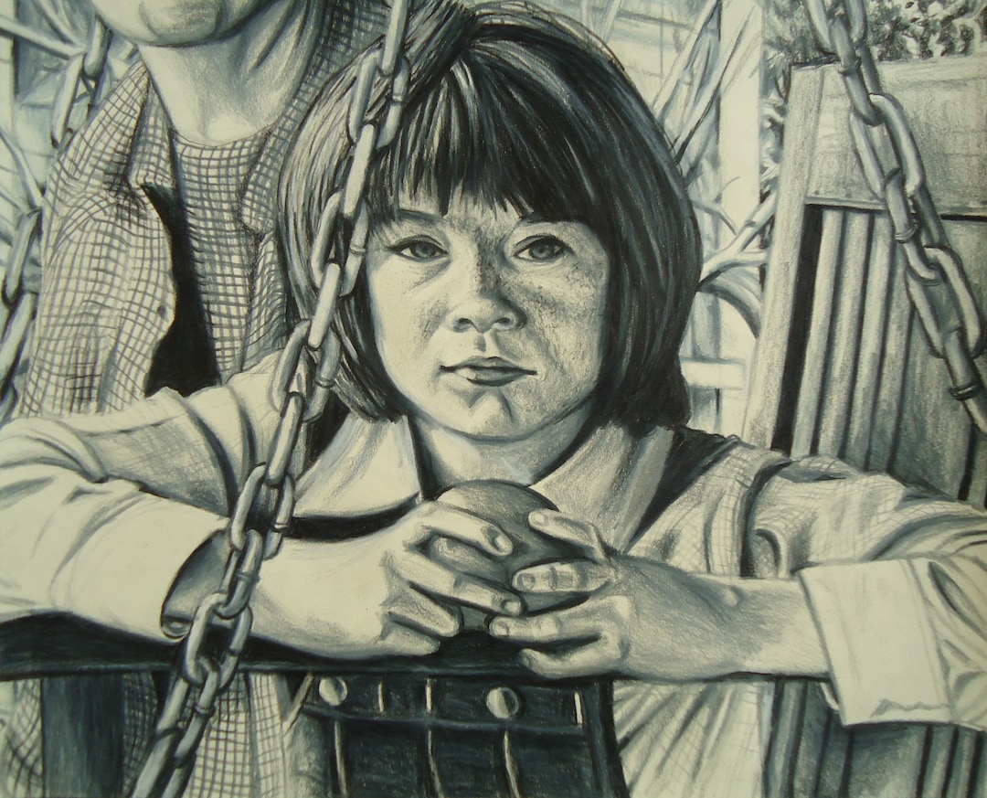 Scout Finch Artwork, to Kill a Mockingbird, Scout Finch Gift, Southern ...
