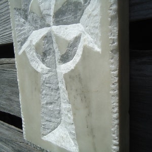 Carved Marble Cross, Carved White Marble, Celtic Cross, Carved Marble ...