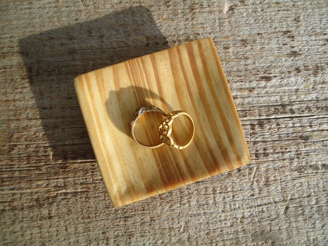 Pine Wood Tray, Carved Wood Tray, Wooden Ring Tray, Wedding Ring Tray ...
