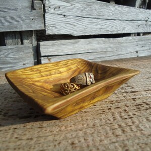 Wood Ring Tray, Sumac Wood Tray, Wood Key Tray, Anniversary Gift, Ring ...