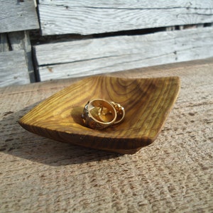 Wood Ring Tray, Sumac Wood Tray, Wood Key Tray, Anniversary Gift, Ring ...