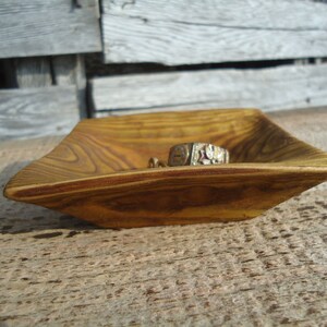 Wood Ring Tray, Sumac Wood Tray, Wood Key Tray, Anniversary Gift, Ring ...