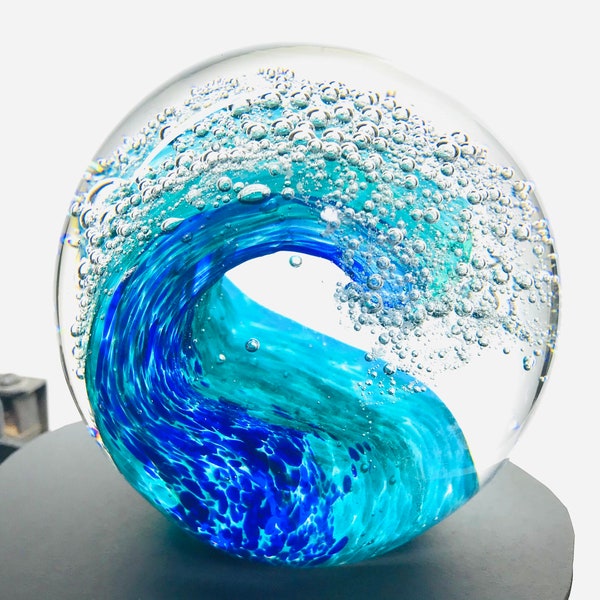 Glass Wave Sculpture - Etsy