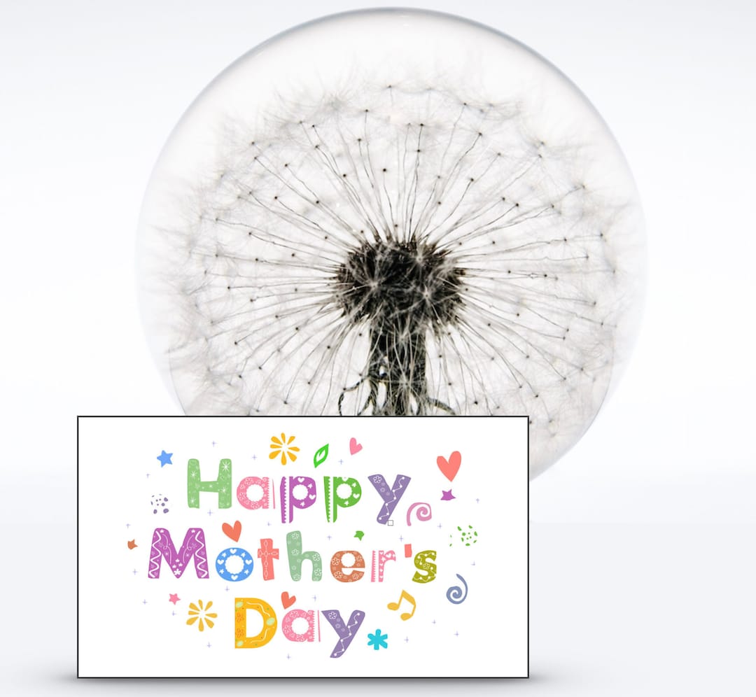 Unique Mother's Day Gifts - Dandelion Paperweight - Dandelion Mother's ...