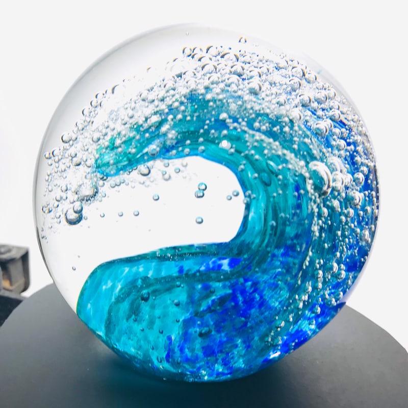 Glass Wave Sculpture - Etsy