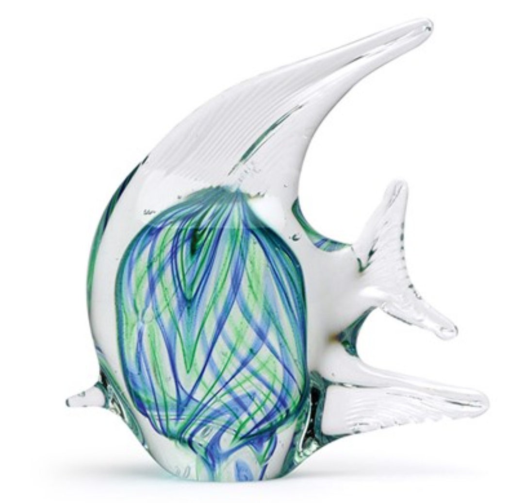 Tropical Fish Paperweight - Hand-made From Molten Glass - Each is ...