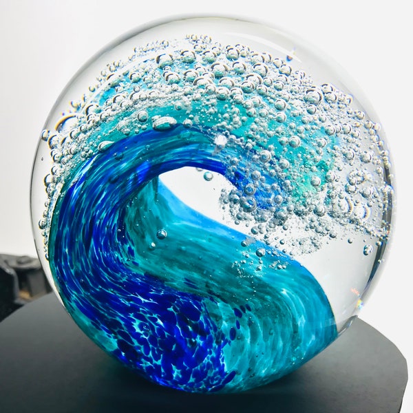 Ocean Wave Glass - Etsy