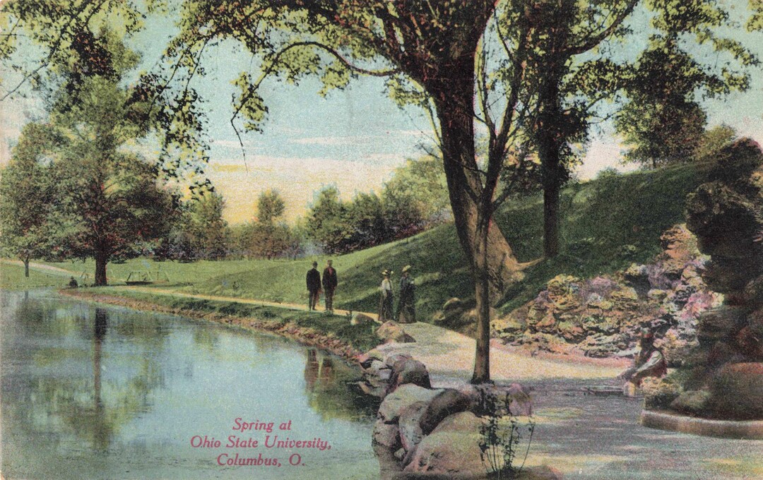 Columbus, Ohio Postcard Spring at Ohio State University Postmark 1911 ...
