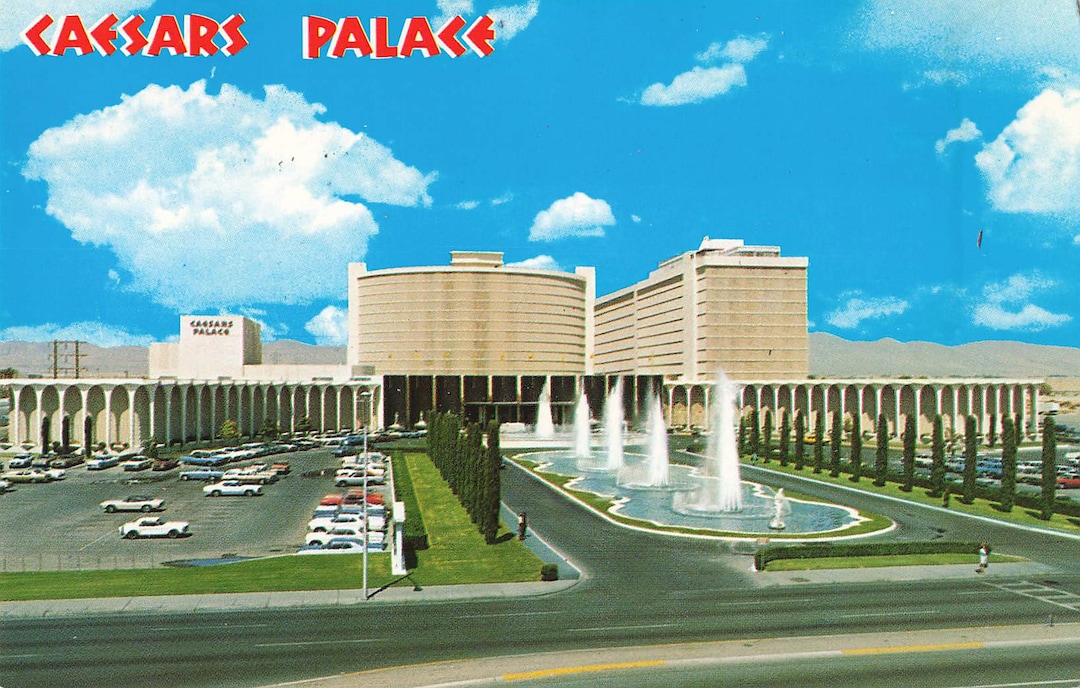 Las Vegas, Nevada Vintage Chrome Postcard Caesars Palace About 1980s - Etsy