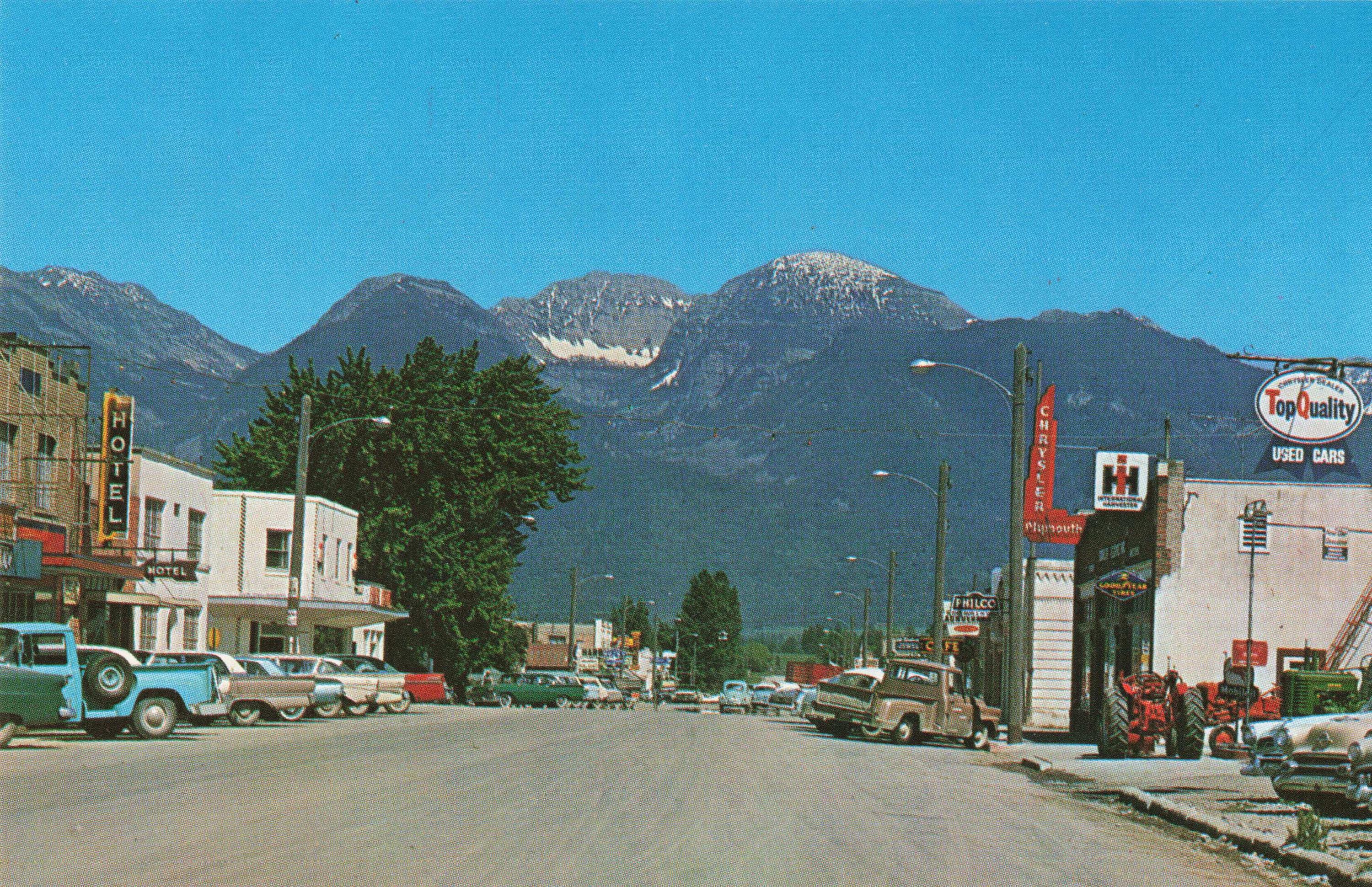 Ronan, Montana Postcard Main Street Chrome About 1960s - Etsy