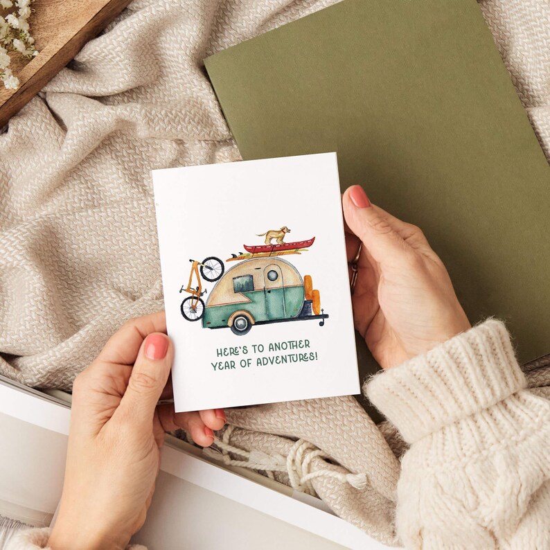 Adventure Year Card | Exploring and Journey Celebration | Trailblazer ...