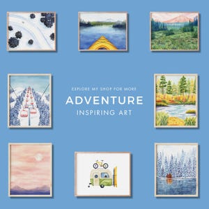 Tiny Micro Golfer Art Print for Him | Watercolor Golf Wall Artwork ...