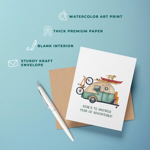 Adventure Year Card | Exploring and Journey Celebration | Trailblazer ...