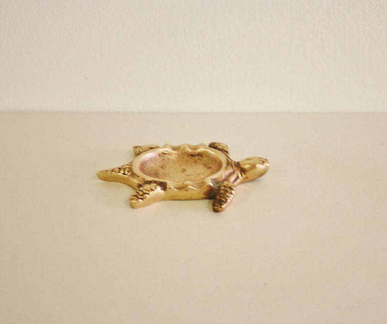 Vintage Brass Spanish Brogata Riddado Turtle Keepsake Ashtray - Etsy