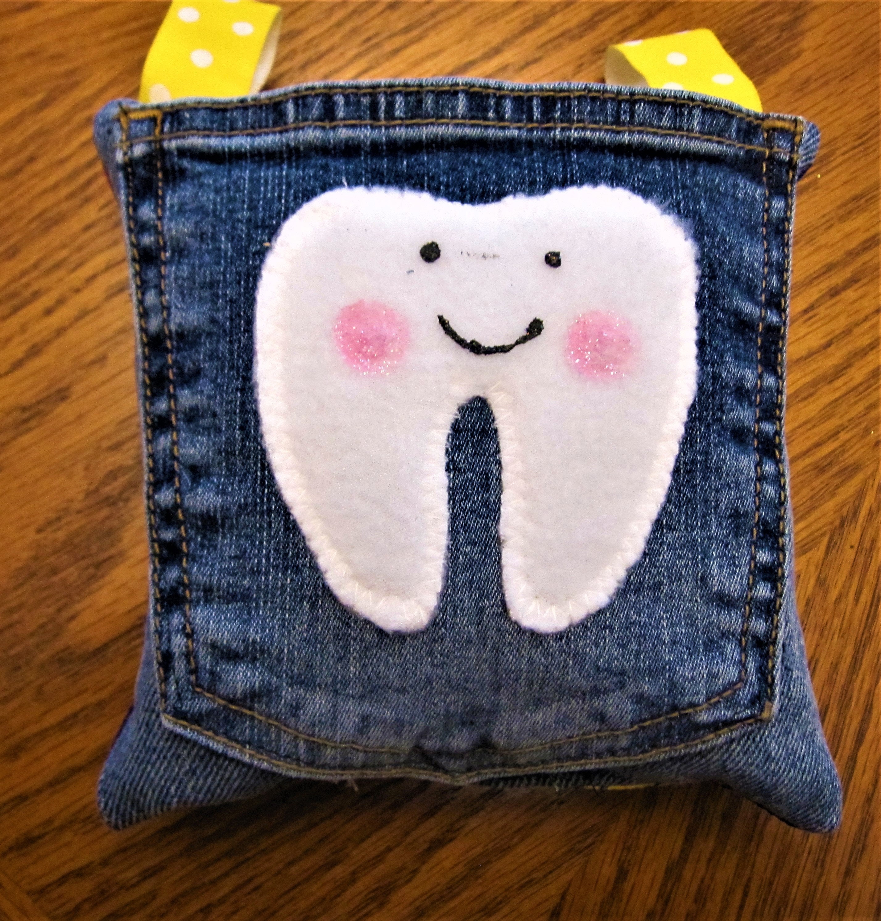 Tooth Fairy Pillow With Upcycled Denim - Etsy