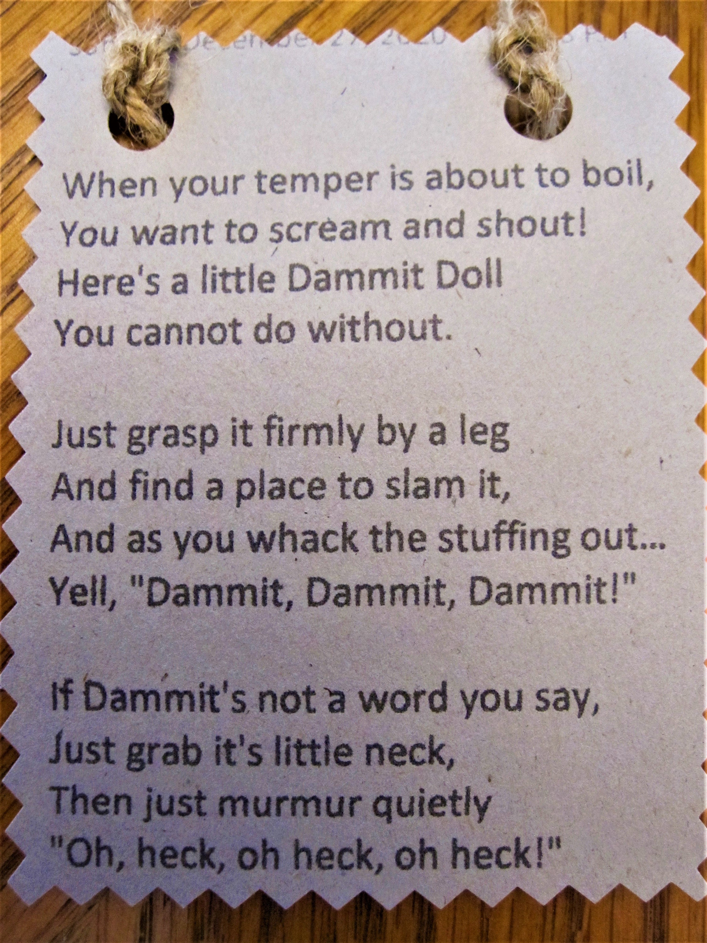 Dammit Doll - Etsy