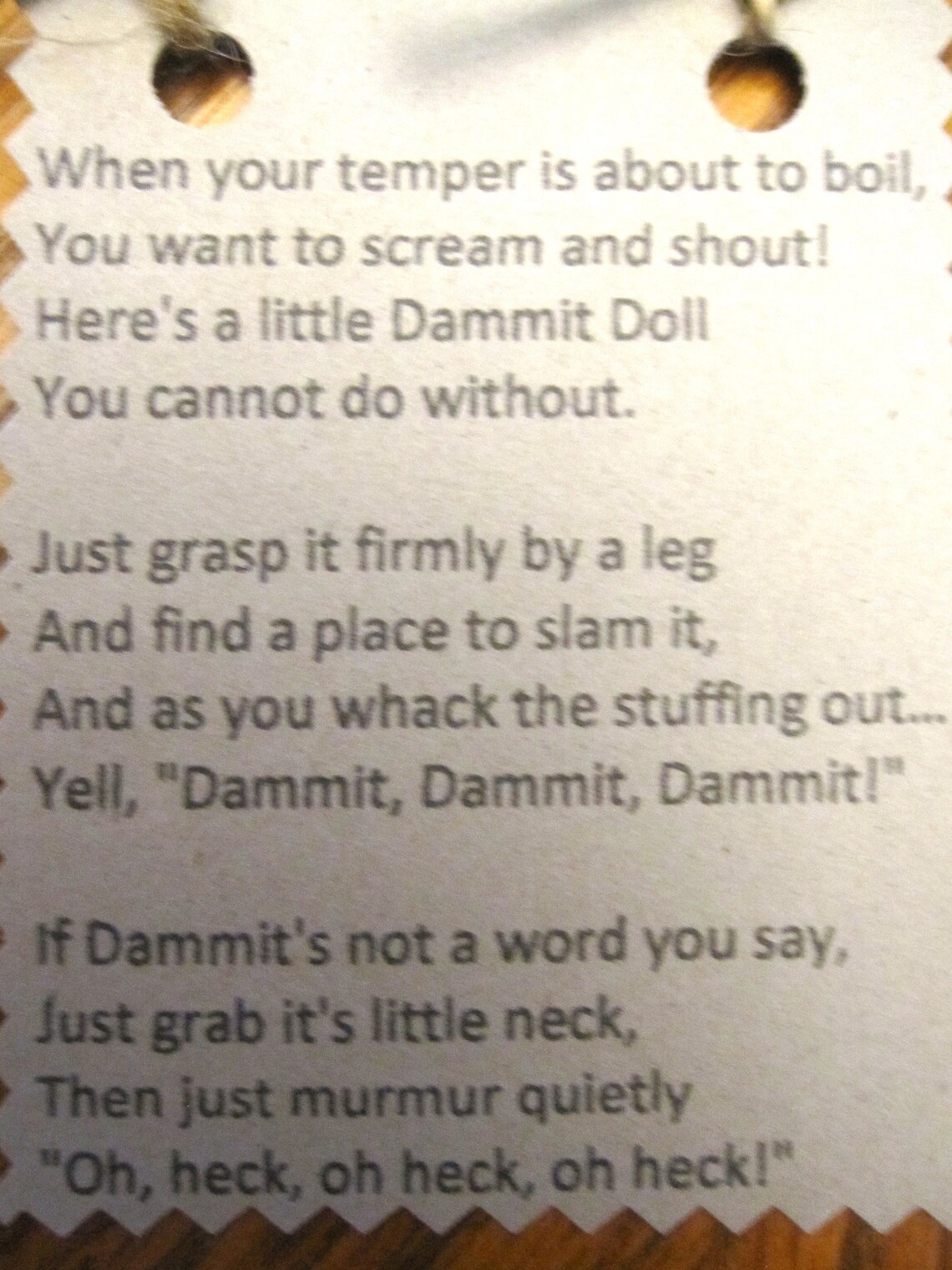 Dammit Doll - Etsy