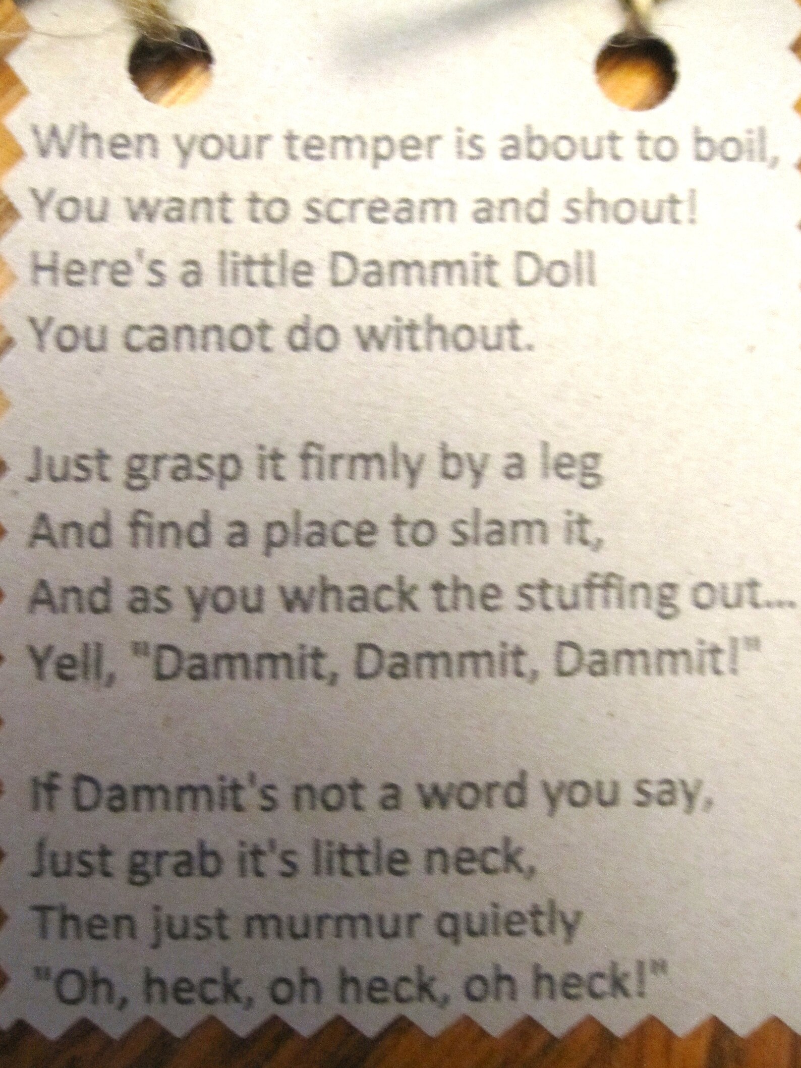 Dammit Doll - Etsy