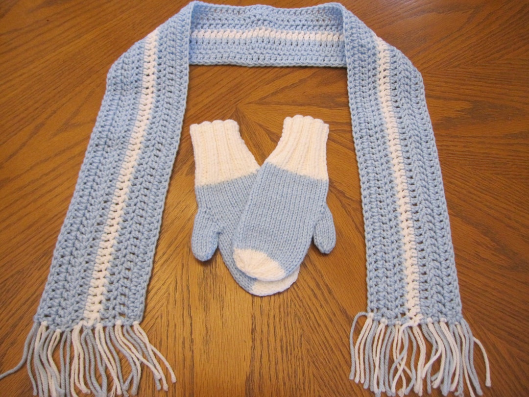 Child Mitten and Scarf Set - Etsy