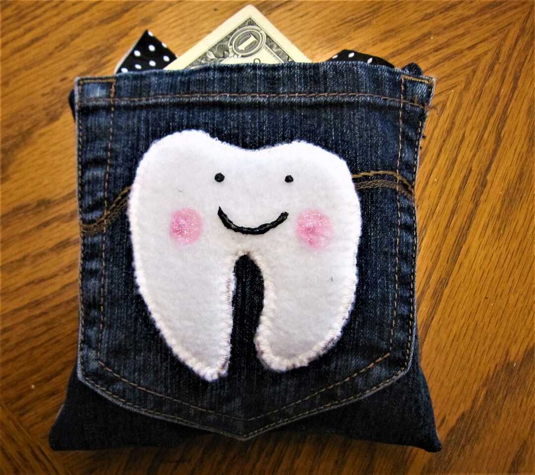 Tooth Fairy Pillow With Upcycled Denim - Etsy