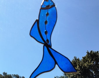 Stained Glass Fish Suncatcher - Etsy