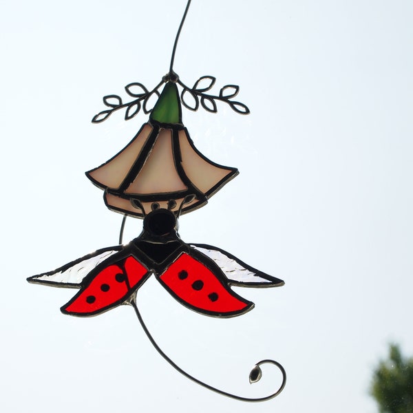 Ladybug Suncatcher - Etsy