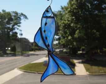 Stained Glass Fish Suncatcher - Etsy