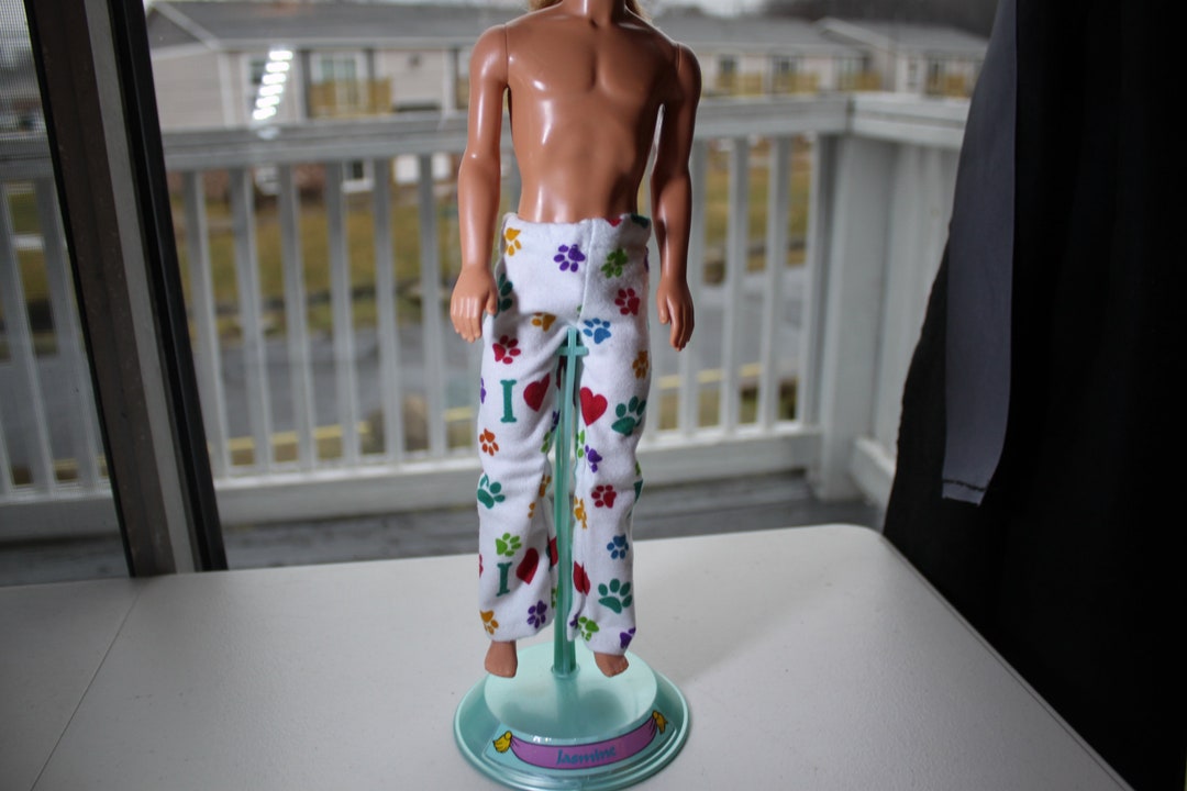 Barbie Ken Pajamas Paw Print - Etsy