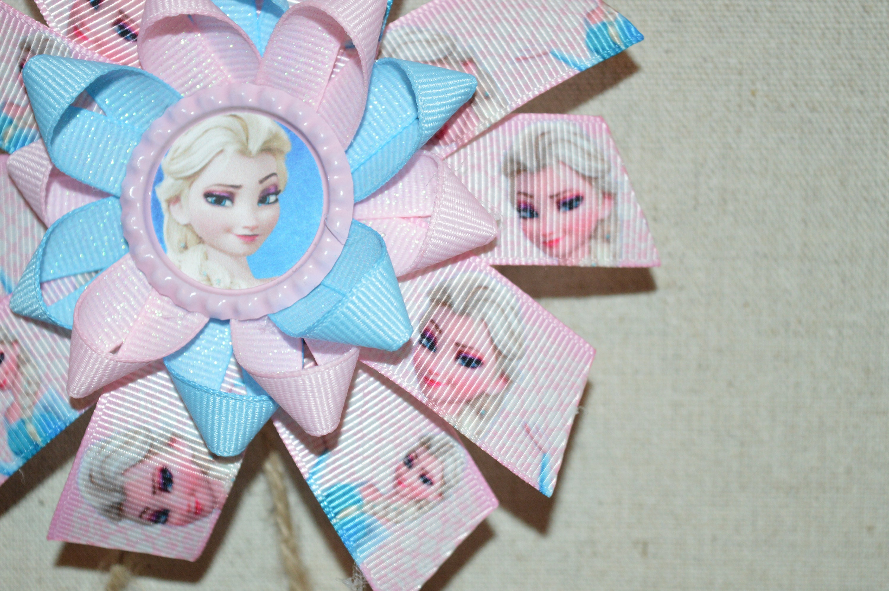 Frozen Elsa Hair Bow - Etsy