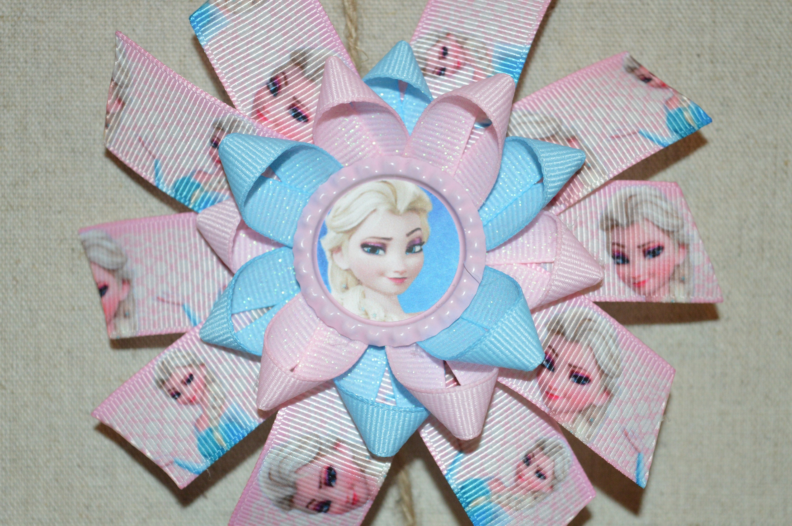Frozen Elsa Hair Bow - Etsy