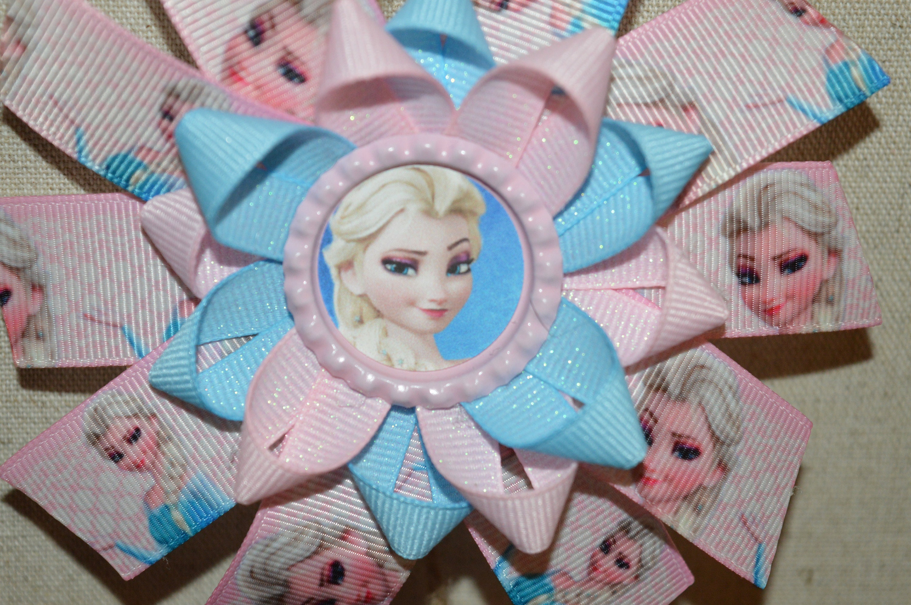 Frozen Elsa Hair Bow - Etsy