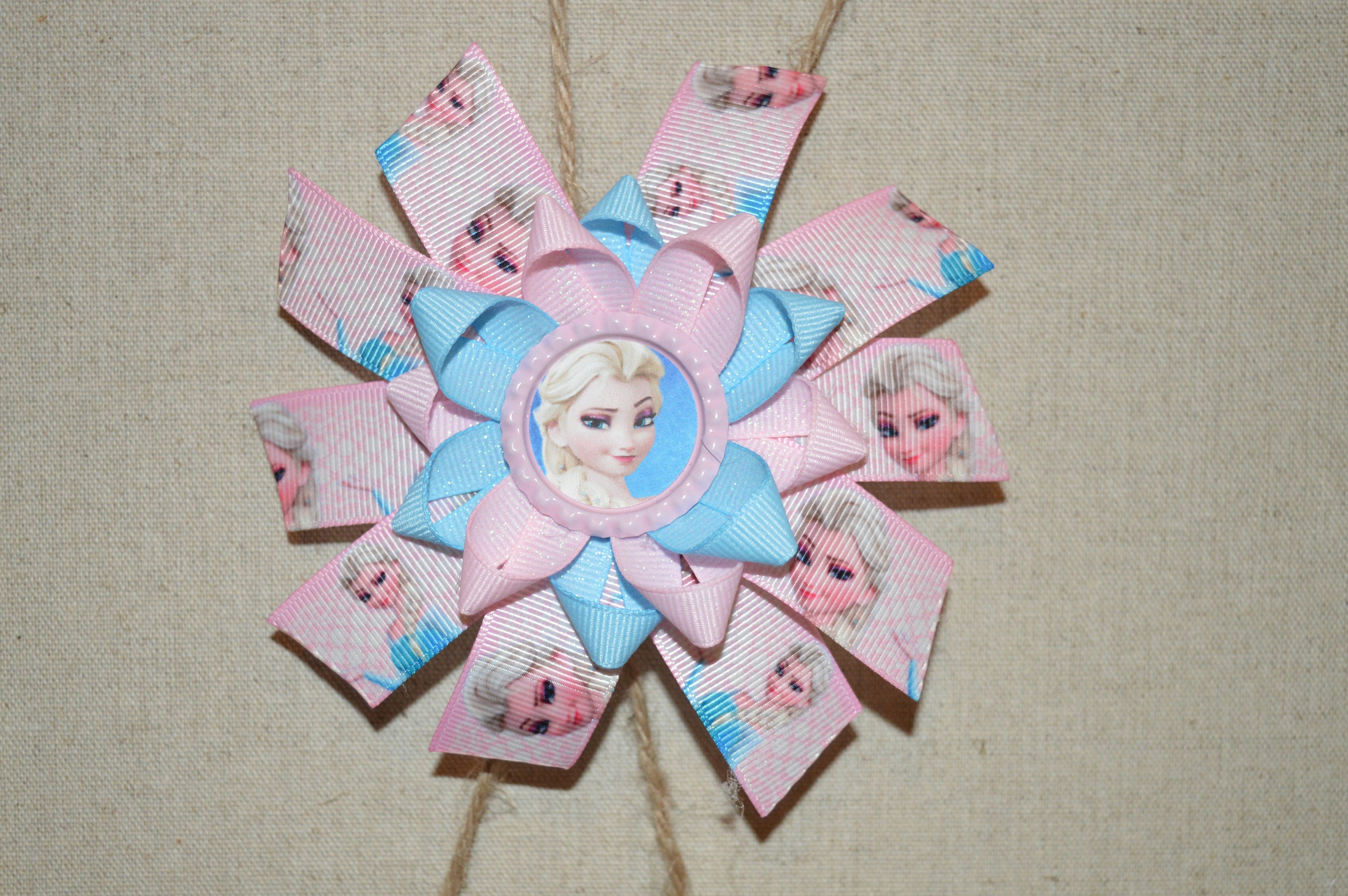 Frozen Elsa Hair Bow - Etsy
