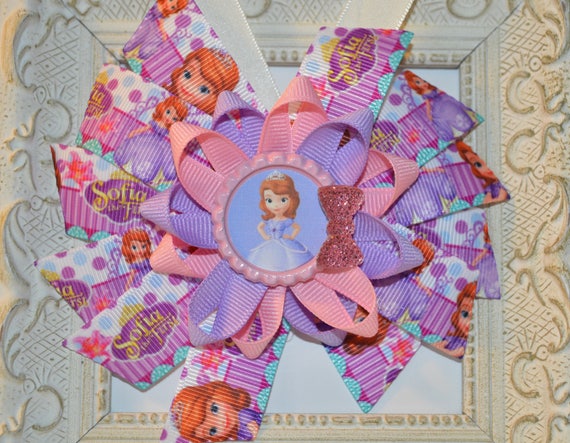 Sofia the First Hair Bow | Etsy