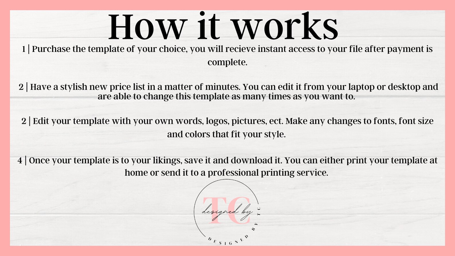 Virtual Tip Jar Template Printable Payment Sing Small Business Tool ...